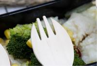 China Recyclable Wooden Disposable Cutlery Set Eco Friendly Utensils 160mm for sale