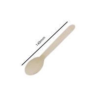 China FSC 100% Birch Wooden Disposable Wooden Utensils Spork 140mm for sale