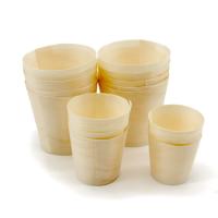 China 4.5mm Wooden Eco Friendly Disposable Coffee Cups Biodegradable Takeaway Coffee Cups for sale
