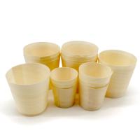 China 4.5mm Wooden Eco Friendly Disposable Coffee Cups Biodegradable Takeaway Coffee Cups for sale
