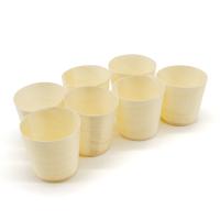 China 4.5mm Wooden Eco Friendly Disposable Coffee Cups Biodegradable Takeaway Coffee Cups for sale