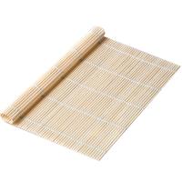China White Bamboo Sushi Roll Mat for Rice sushi making 24x24cm for sale