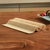 China White Bamboo Sushi Roll Mat for Rice sushi making 24x24cm for sale