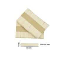 China ODM Natural Wooden Ice Cream Stick 65mm For Popsicle for sale