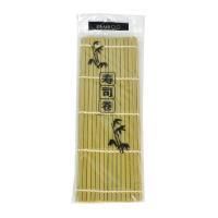 China Disposable Green Bamboo Sushi Rolling Matt Sheet 24x24cm for sale