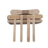 China FDA Jumbo Craft Wooden Ice Cream Stick Custom Popsicle Sticks for sale
