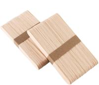 China FDA Jumbo Craft Wooden Ice Cream Stick Custom Popsicle Sticks for sale