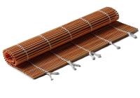 China FDA Carbonized Bamboo Sushi Roll Mat Handmade Sushi Tools for sale