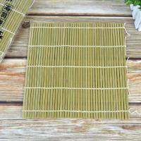 China 27x27cm Bamboo Sushi Rolling Mat Sushi Making Kit For Beginners Customized for sale