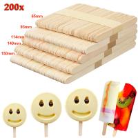 China FDA Approved Disposable Wooden Ice Cream Stick Colourful Ice Cream Sticks for sale