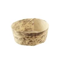 China ODM Bamboo Leaf Disposable Dessert Cups Food Container 2.75inch for sale