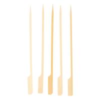 China Eco Friendly Disposable BBQ Bamboo Food Picks Skewers 12 Inch for sale