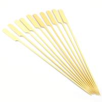 China Eco Friendly Disposable BBQ Bamboo Food Picks Skewers 12 Inch for sale