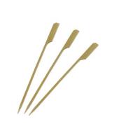 China 100pc Disposable BBQ Wooden 6 Inch Bamboo Skewers for Cocktail Party for sale