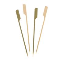 China 100pc Disposable BBQ Wooden 6 Inch Bamboo Skewers for Cocktail Party for sale