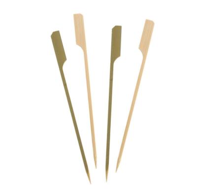 China 100pc Disposable BBQ Wooden 6 Inch Bamboo Skewers for Cocktail Party for sale