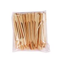 China 100% Natural Paddle Wooden Bbq Bamboo Stick Eco Frlendly 7cm for sale