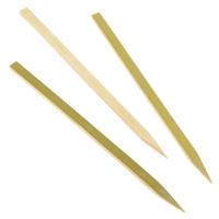 China 15cm Bamboo Paddle Picks Skewers for BBQ 100packs for sale