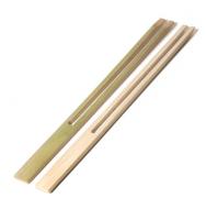 China Disposable Bamboo Wooden BBQ Skewers Sticks 18cm Double Pronged for sale