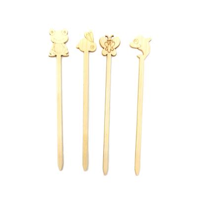 China Customized Disposable Sandwich Bamboo Food Picks For Olive for sale