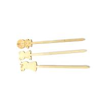 China Disposable Bamboo Cocktail Picks Bamboo Skewers For Party 12cm for sale