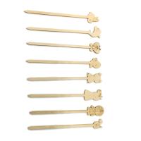 China Disposable Bamboo Cocktail Picks Bamboo Skewers For Party 12cm for sale