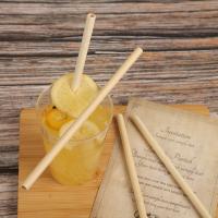 China 7mm Eco Friendly bulk Bamboo Drinking Straws 100Pack Custom for sale