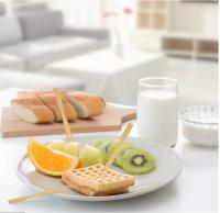 China Mini Disposable Bamboo Party Forks Cocktail Appetizer for Fruit Double Prong for sale