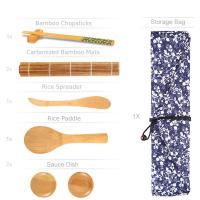 China ODM Bulk Kitchen Bamboo Sushi Roll Kit For Beginners Easy DIY for sale