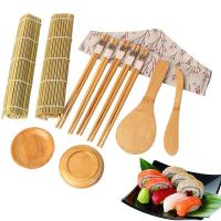 China ODM Bulk Kitchen Bamboo Sushi Roll Kit For Beginners Easy DIY for sale
