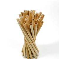 China Eco Friendly Smoothie Bamboo Drinking Straws BPA Free 15cm for sale