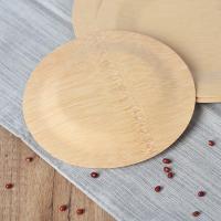 China 100% Organic Compostable Disposable Bamboo Leaf Plates 9 Inch for sale