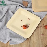 China Organic Degradable Disposable Bamboo Plates 9 Inch For Party for sale