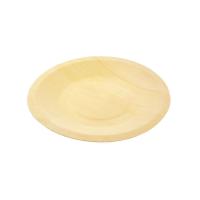 China LFGB Bulk Biodegradable Disposable Wooden Plates 160mm For Party Wedding for sale