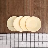 China Wooden Bio Disposable Plates Recyclable Party Plates For Camping 165x15mm for sale