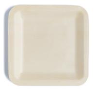 China Square biodegradable Birch Wooden Disposable Party Bowls Tableware 8.5 Inch for sale