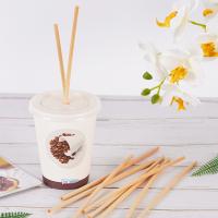 China OEM 100% Compostable Wheat Drinking Straws In Bulk 23cm for sale