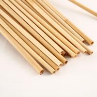 China Disposable Natural Reed Drinking Straws 18cm compostable boba straws for sale