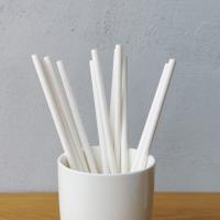 China OEM 6mm 197mm Paper Drinking Straws Bulk For Milkshake for sale