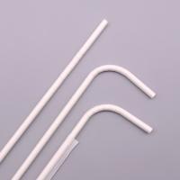 China Biodegradable Kraft Wrapped Drinking Straws Paper Smoothie Straws 6mm 19.7cm for sale