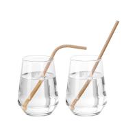 China Biodegradable Kraft Wrapped Drinking Straws Paper Smoothie Straws 6mm 19.7cm for sale
