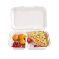 China Food Packaging Sugarcane Bagasse Lunch Box Containers For Salad for sale