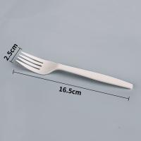 China 16.5CM Pla Compostable Bulk Plastic Forks Disposable Cutlery for sale