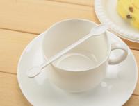 China Bio PLA Compostable Cultery Biodegradable Plastic Coffee Stirrers 500pcs 4.6 inch for sale