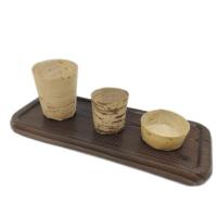 China Bamboo Small Disposable Appetizer Cups Eco Friendly For Food Storage for sale