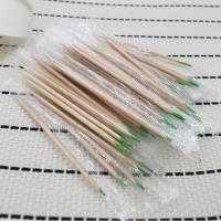 China 2.0mm 6.5cm Disposable Mint Bamboo Individually Wrapped Toothpicks For Tooth Health for sale