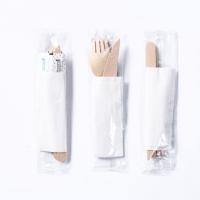 China Premium Biodegradable bamboo eco-friendly disposable cutlery customized nature wooden utensils for sale