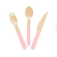 China Wholesale Disposable Birch Wooden Party Spoons wooden cutlery with logo for sale
