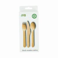 China Wholesale Disposable Birch Wooden Party Spoons wooden cutlery with logo for sale