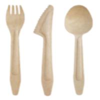 China 185 mm biodegradable recyclable disposable reinforced vintage wooden fork wrapped individually for activities for sale